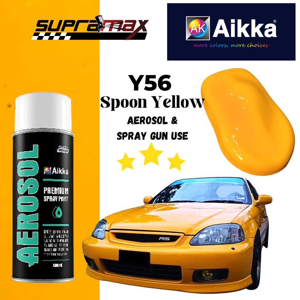 AIKKA 2K PAINT Y56 HONDA SPOON YELLOW / AK200061 HABANERO YELLOW ...