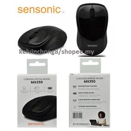 🔥Sensonic MX250/350/450 Cordless Optical Wireless Mouse (Black/White ...