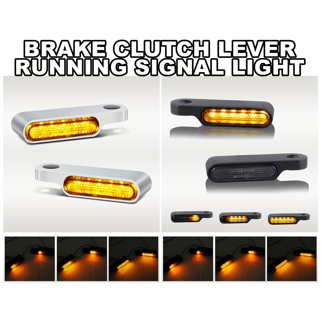 READY STOCK BRAKE CLUTCH LEVER RUNNING LED TURNING SIGNAL LIGHT ...