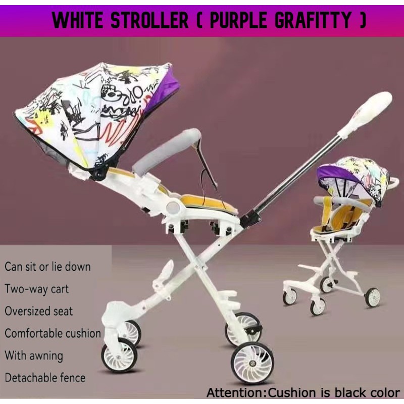 Ready Stock Two Way Facing Stroller Magic Stroller folding stroller ...