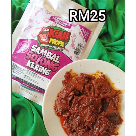SAMBAL SOTONG KERING BY KIAH PROPA | Shopee Malaysia