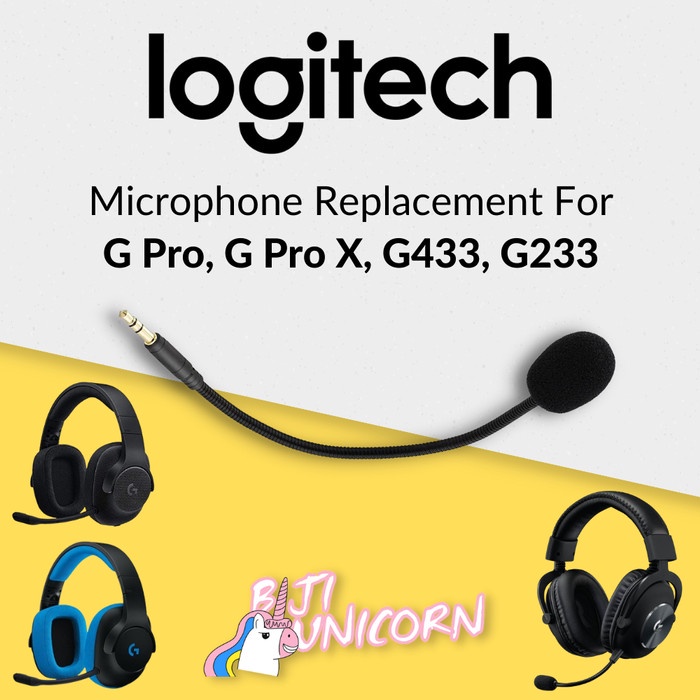 Mic Logitech G433 G Pro G Pro X G233 Headset Microphone Replacement ...