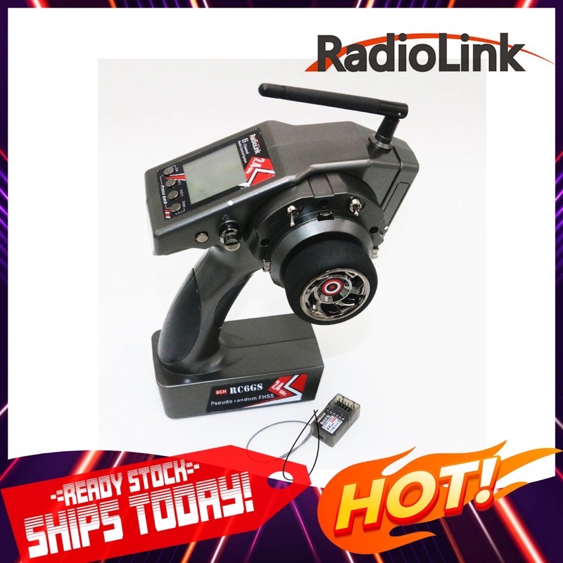 Radiolink RC6GS V2 Transmitter + R7FG RC Radio Controller RC remote 2 ...