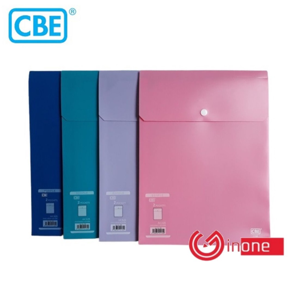 CBE 118A A4 Vertical Button File With 2 Pockets | Shopee Malaysia