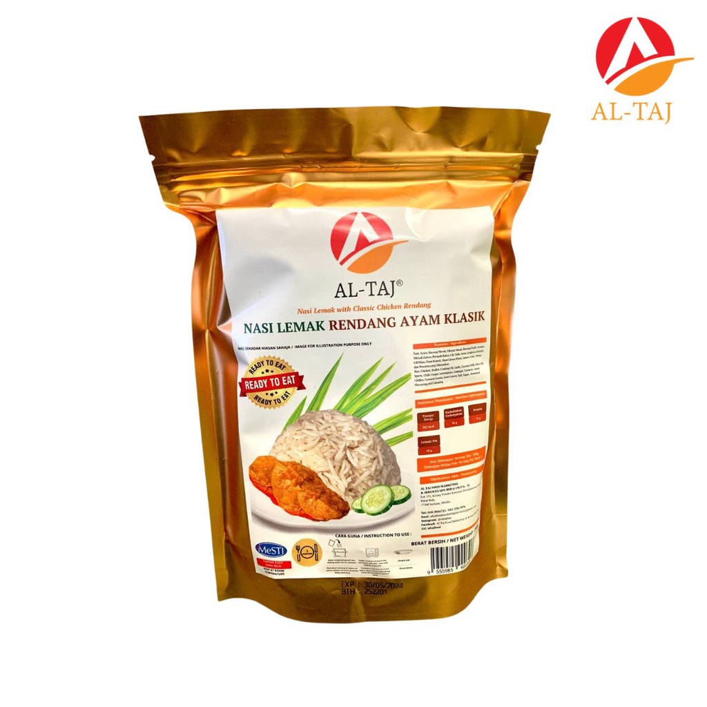 Nasi Lemak Rendang Ayam Klasik (310g) | Shopee Malaysia