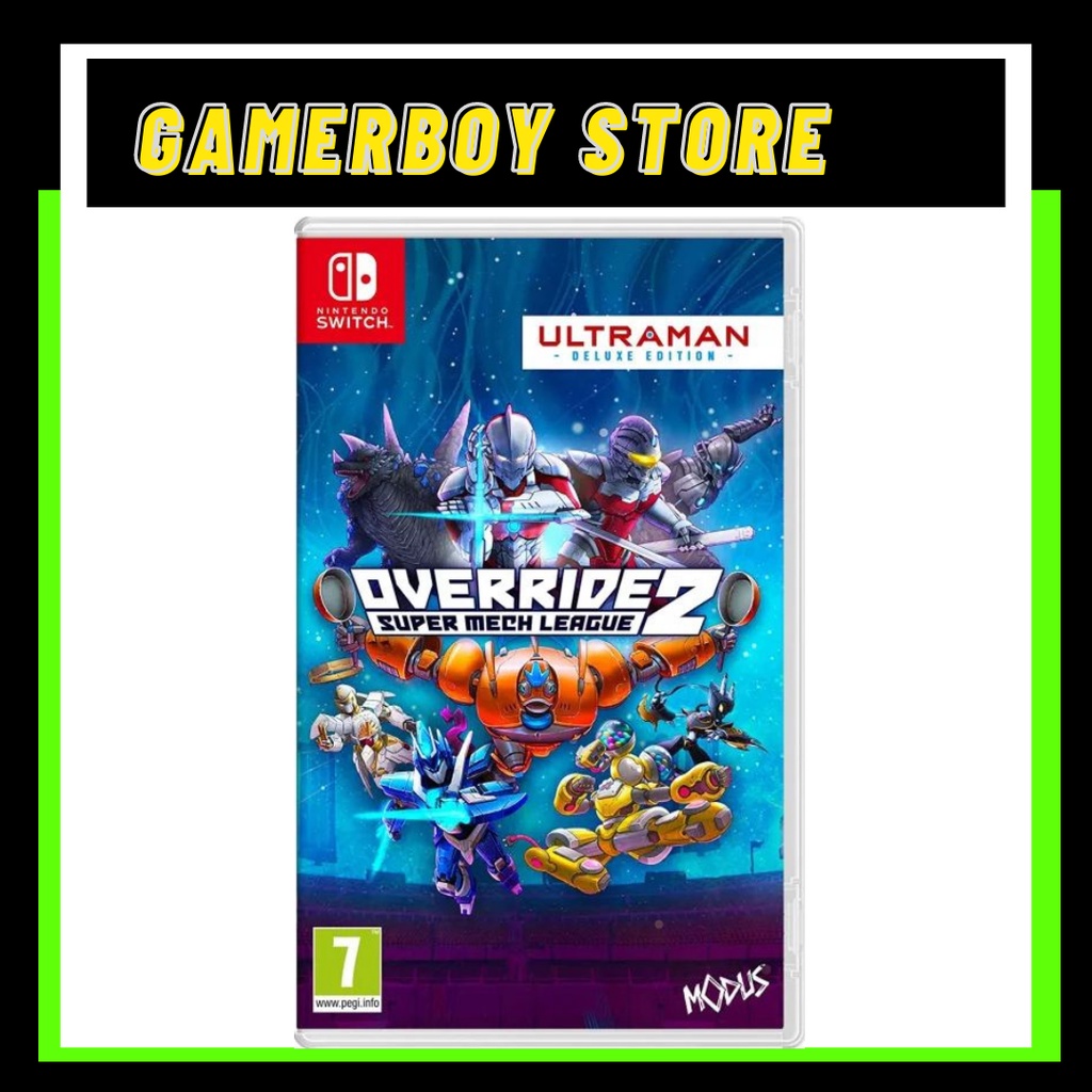 NINTENDO SWITCH OVERRIDE 2 SUPER MECH LEAGUE ULTRAMAN DELUXE EDITION ...