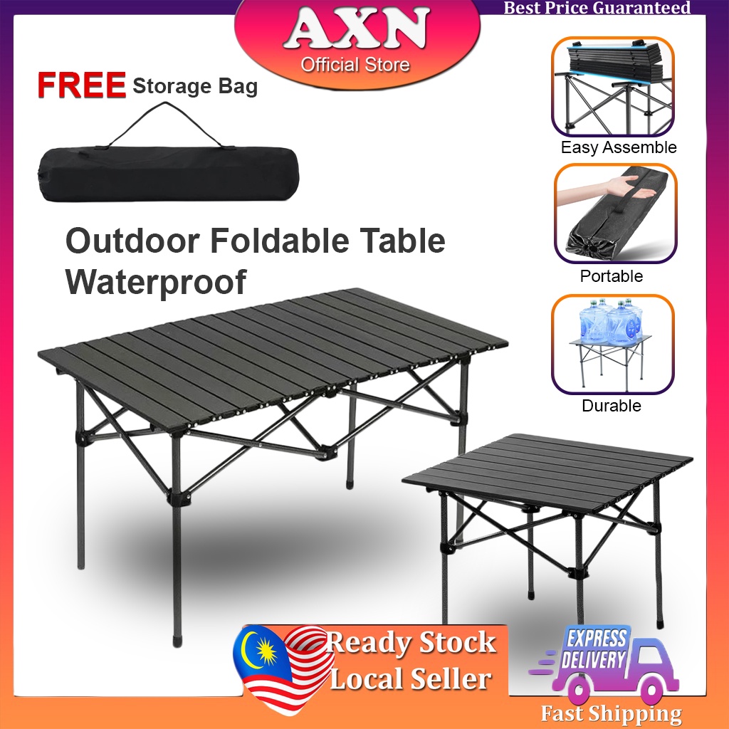 Outdoor Camp Table Aluminum Alloy Portable Leisure Folding Table ...