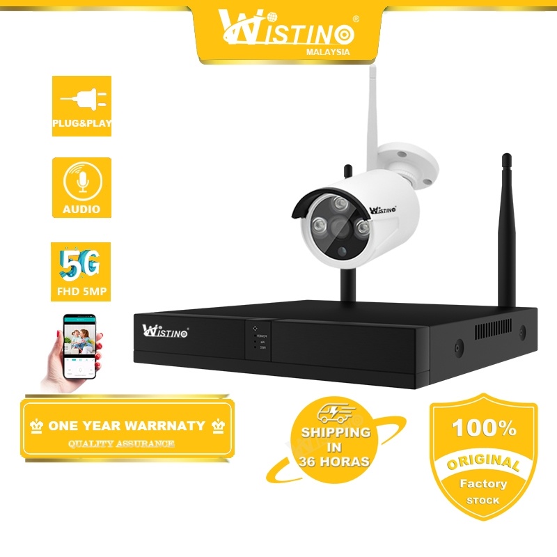 Wistino 2MP/4MP Surveillance Camera WIFI Kit IP Camera Video ...