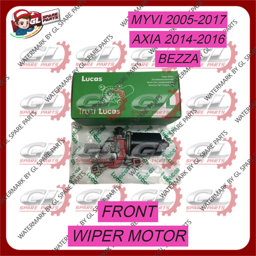 PERODUA MYVI 1.3 1.5 2005-2017 AXIA 2014-2016 BEZZA FRONT WIPER MOTOR ...