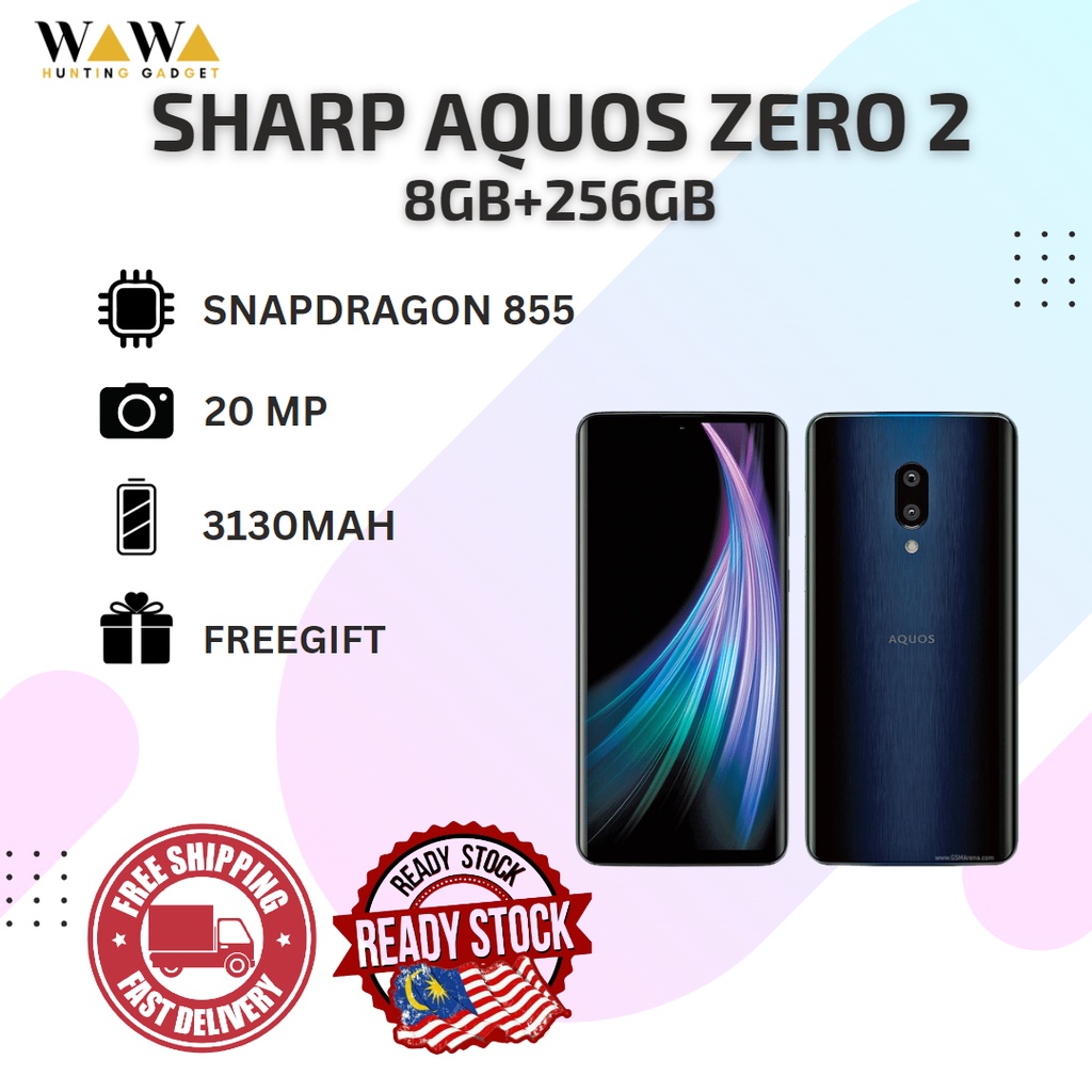 💥 [Ready Stock] SHARP AQUOS ZERO 2 SNAPDRAGON 855 (8GB+256GB) SECONDHAND💥 | Shopee Malaysia