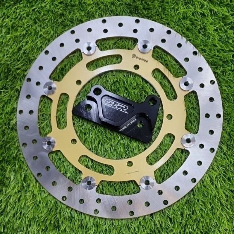 Yamaha Xmax GTR Racing Floating Disc 300mm With Bracket R25 Disc Saiz ...