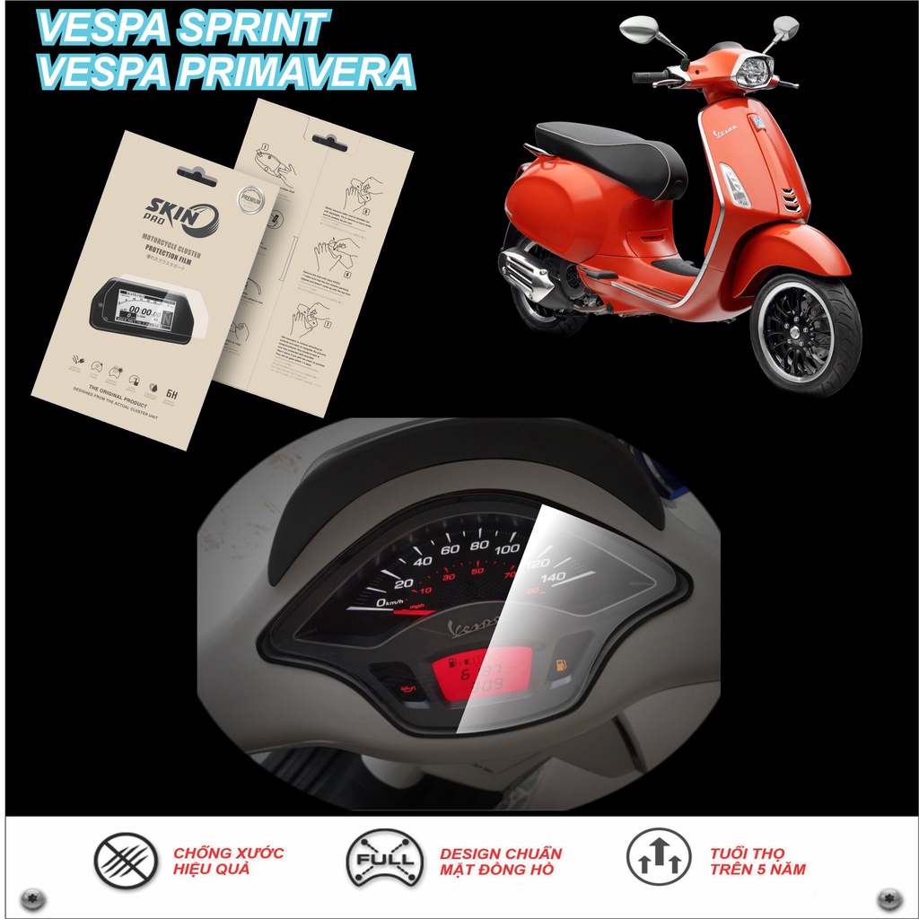 PPF sticker protects VESPA SPRINT VESPA PRIMAVERA watch face Vespa ...