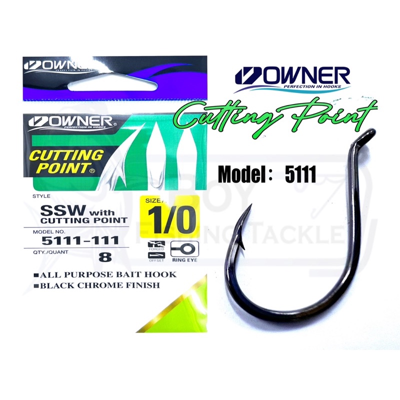 OWNER HOOK 5111 CUTTING POINT FISHING HOOK | Shopee Malaysia