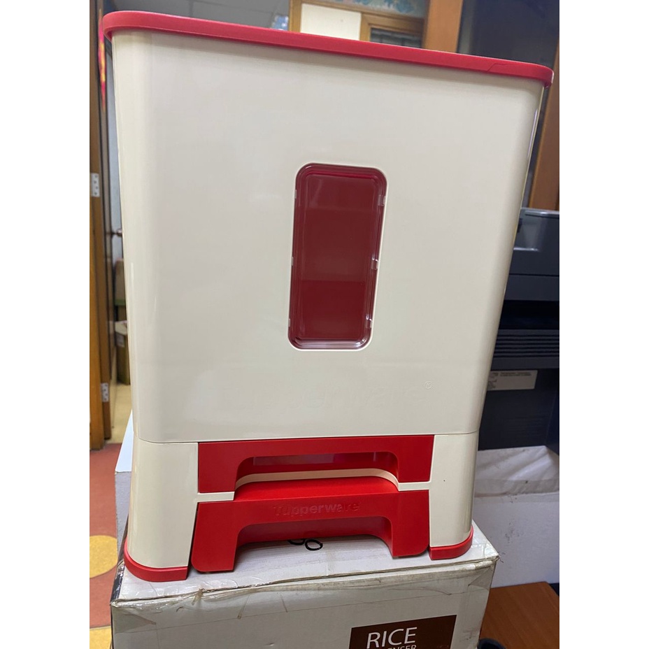 [Ready Stock] TUPPERWARE Rice Smart Dispenser (10 kg) with Gift Box ...