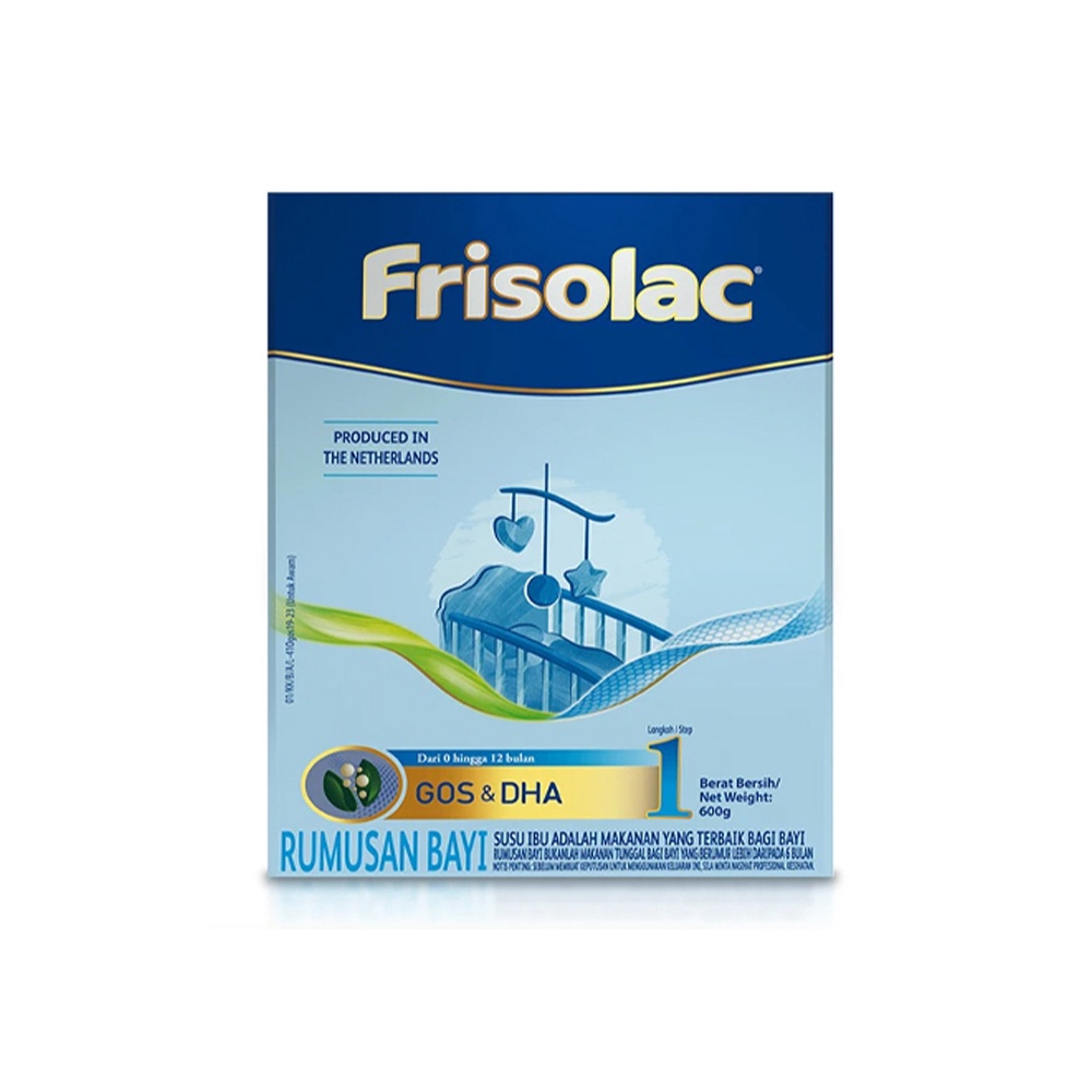 【奶粉】Frisolac GOS & DHA Milk Formula Step 1 (0-12 bulan) 600g/900g/1.2kg ...