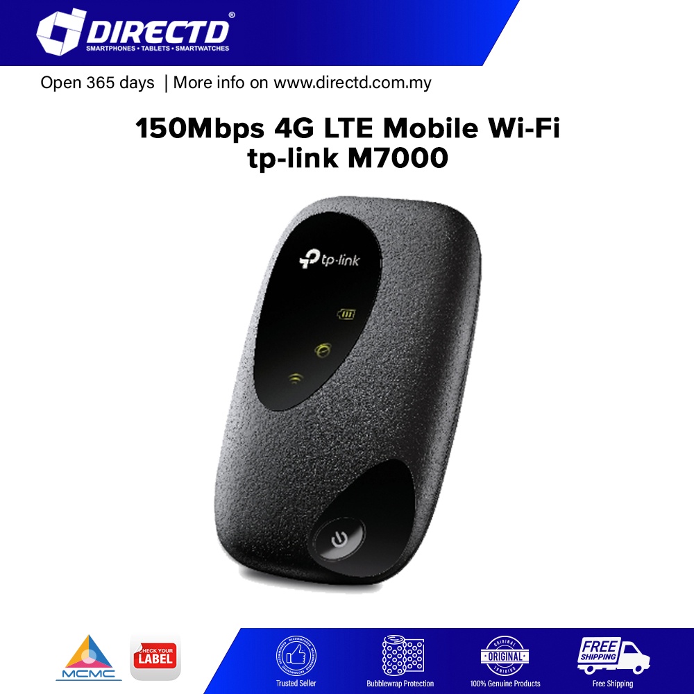 TP-Link M7000 150Mbps | 4G/LTE | Mobile WIFI | Shopee Malaysia