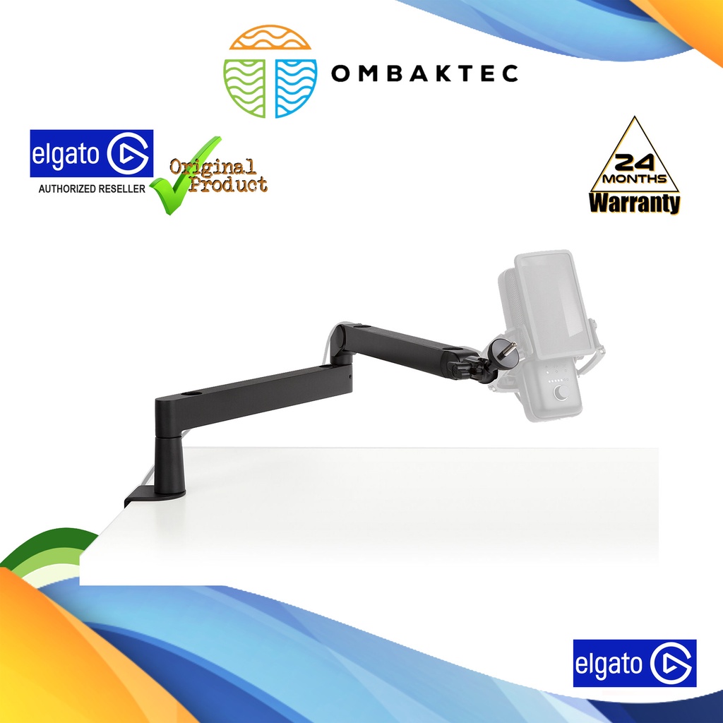 Elgato Wave Mic Arm LP - Premium Low Profile Microphone Arm with Cable ...