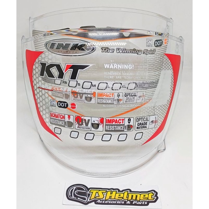 Kyt Kyoto INK Dynamic Helmet Glass visor Original and Rachet | Shopee ...