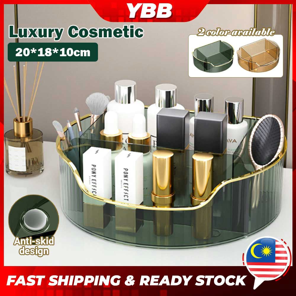 YBB Portable Cosmetic Storage Box Organizer Kosmetik Penyusun Peti Simpanan | Shopee Malaysia
