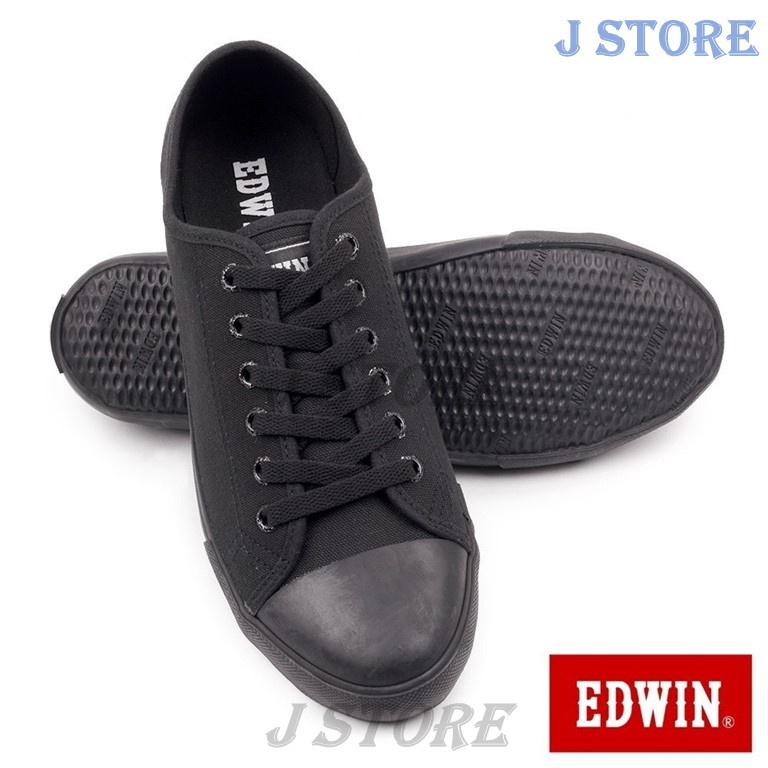 (SIZE 34 - 45) EW2369 EDWIN School Shoes / Black Shoes | Kasut Sekolah ...