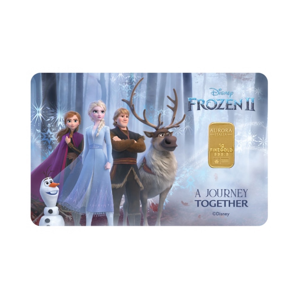 Aurora Italia Disney Frozen 2 Collection - Frozen Characters 1g 24K ...