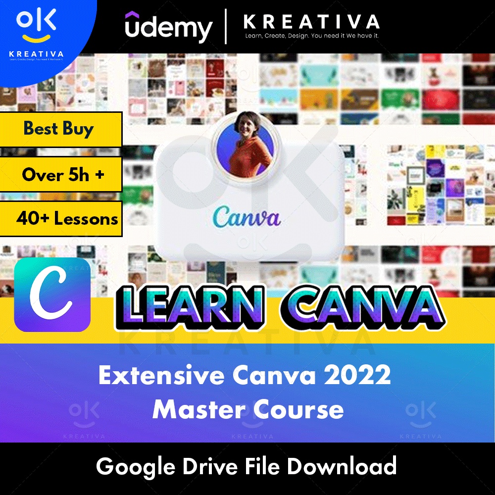 Video Course - Extensive Canva 2022 Master Course | Learn Canva Course | Shopee Malaysia