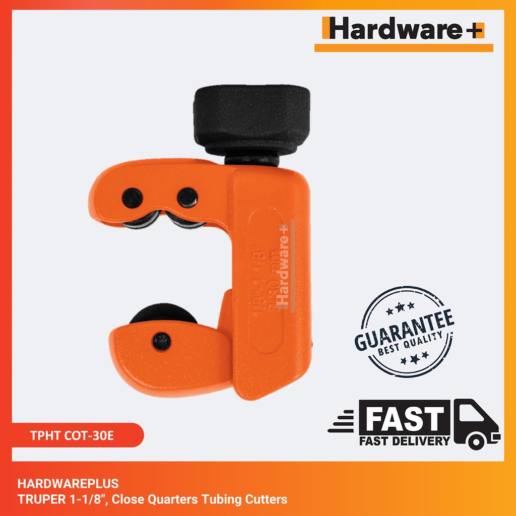 [HARDWAREPLUS] TRUPER TPHT COT-30E 1-1/8", Close Quarters Tubing ...