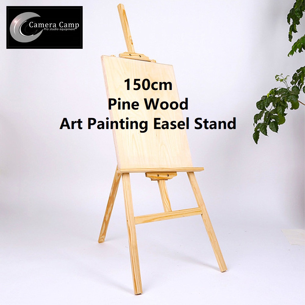 Pine Wood Display Easel Stand for Drawing Display Frame | Shopee Malaysia