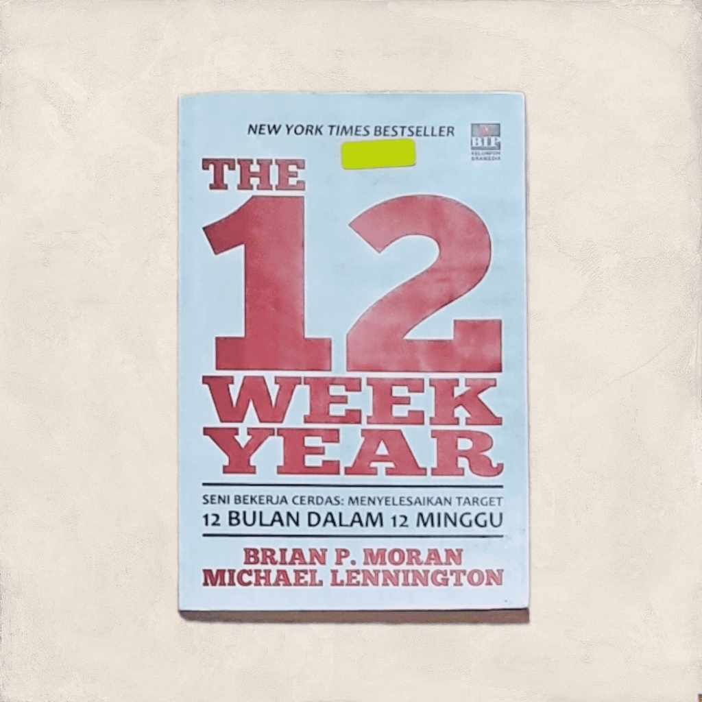 Preloved Ori The 12 Weeks Year Motivational Book | Shopee Malaysia