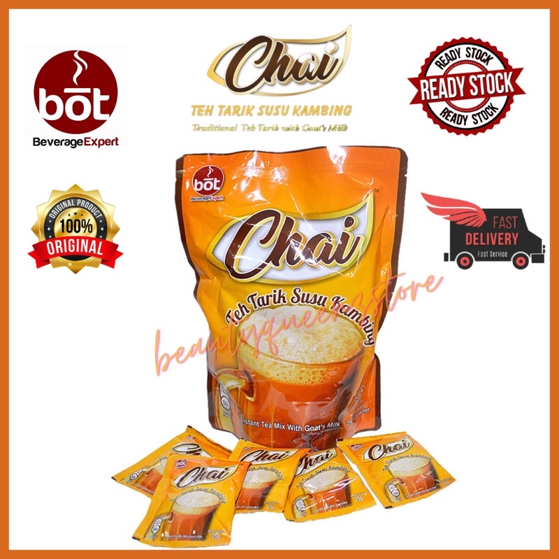 CHAI TEH TARIK SUSU KAMBING BOT 25G X 20 Sachet ORIGINAL | Shopee Malaysia