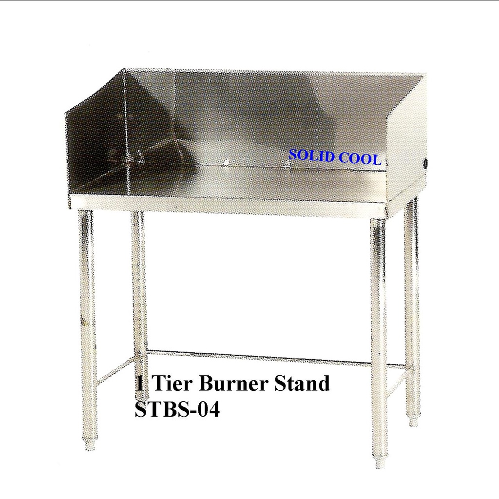 [ Solid Cool ] SUS 89cm 1 Tier Kitchen Burner Stand / Stove Preparation ...