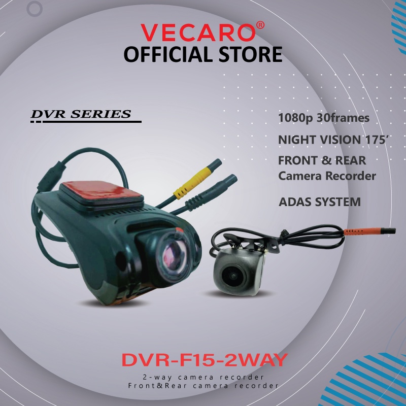 DVR FRONT AND BACK DASHCAM 1080P WITH NIGHT VIEW | Shopee Malaysia