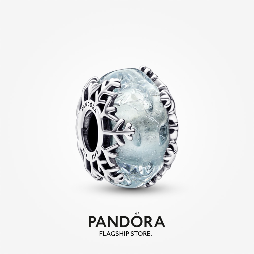 Pandora Winter Blue Snowflake Murano Charm | Shopee Malaysia