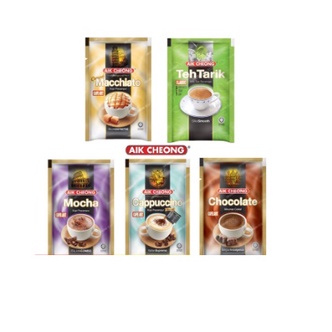 Aik Cheong 3in1 Chocolate Cappuccino Mocha Macchiato Matcha (Loose Pack ...