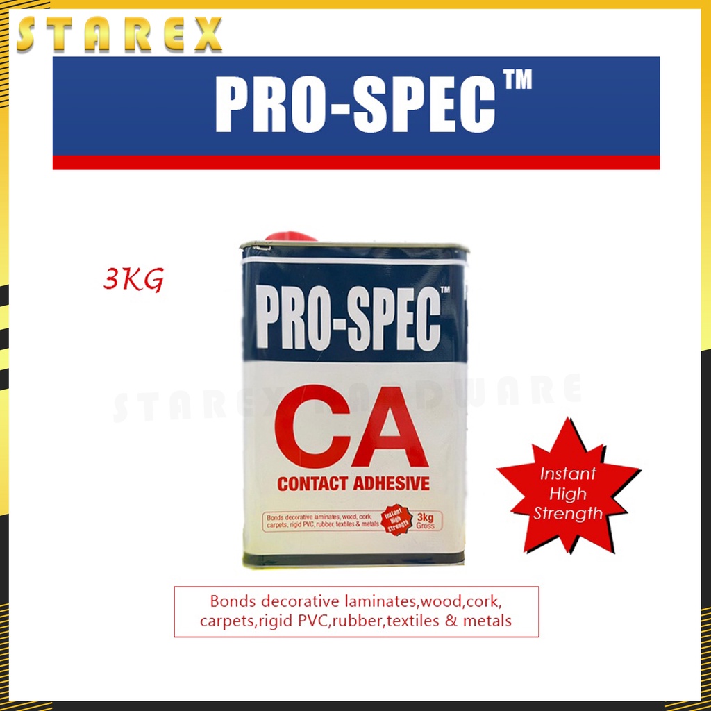 PRO-SPEC CA CONTACT ADHESIVE MULTI PURPOSE 1L 500G | Shopee Malaysia