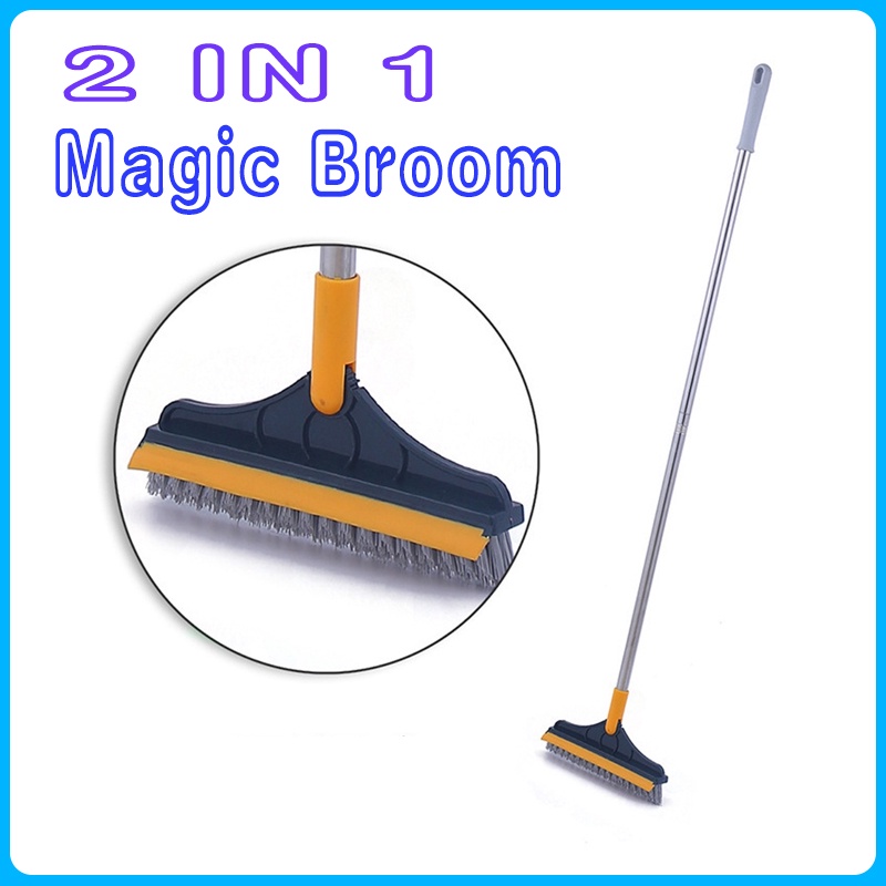 Penyapu magic Sweep floor scrape wall wipe water 3in1 Magic Broom Gap ...