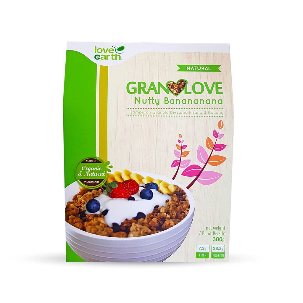 Love Earth Nutty Banananana Granolove 300g | Shopee Malaysia
