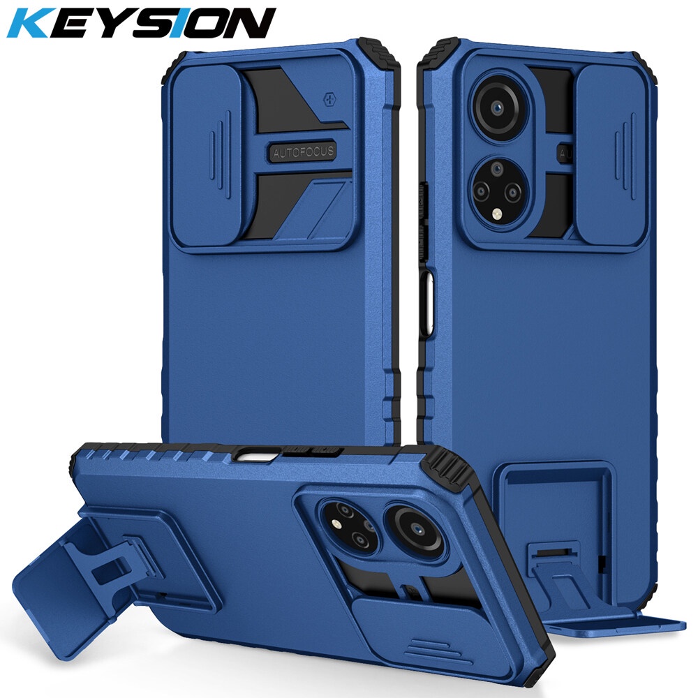 KEYSION Shockproof Case for Honor X7 X8 X9 5G Push Pull Camera ...