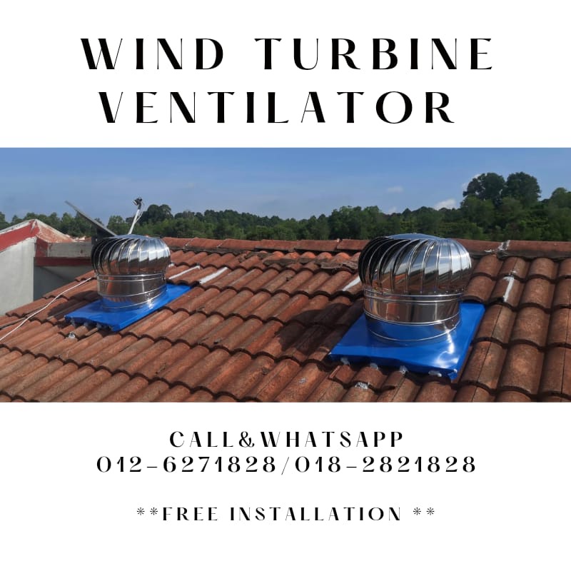 US WINDMILL WIND TURBINE VENTILATOR 24 (SELANGOR-BUKIT SUBANG) | Shopee ...