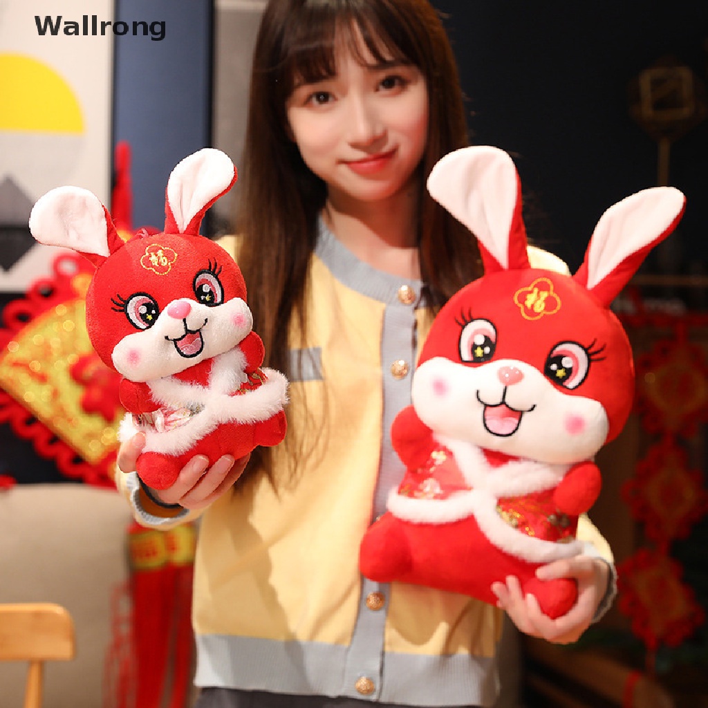 Wallrong> 22/30/40CM Chinese Style Tang Suit Rabbit Plush Toy Soft ...