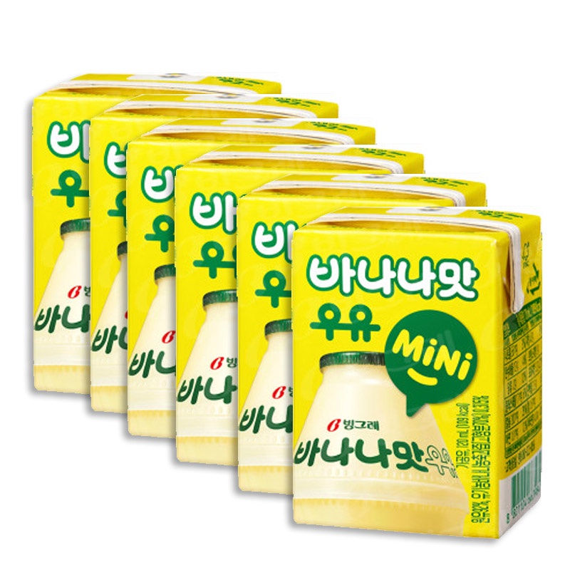 [Binggrae] Korea Banana Milk Sterilized For Kids 120ml (24EA/Box) | Shopee Malaysia
