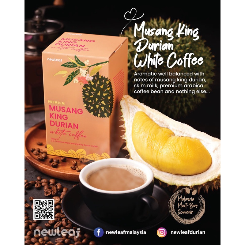 Musang King Durian White Coffee | Shopee Malaysia