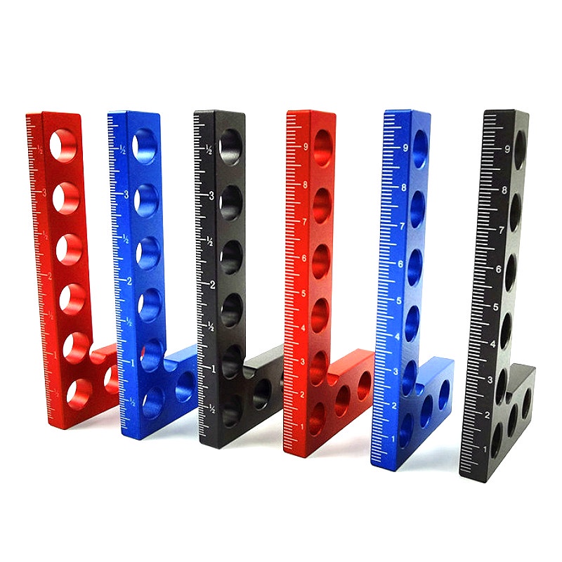 Aluminum Alloy Square Ruler Metric and Inch Height Gauge 90 Degrees L ...