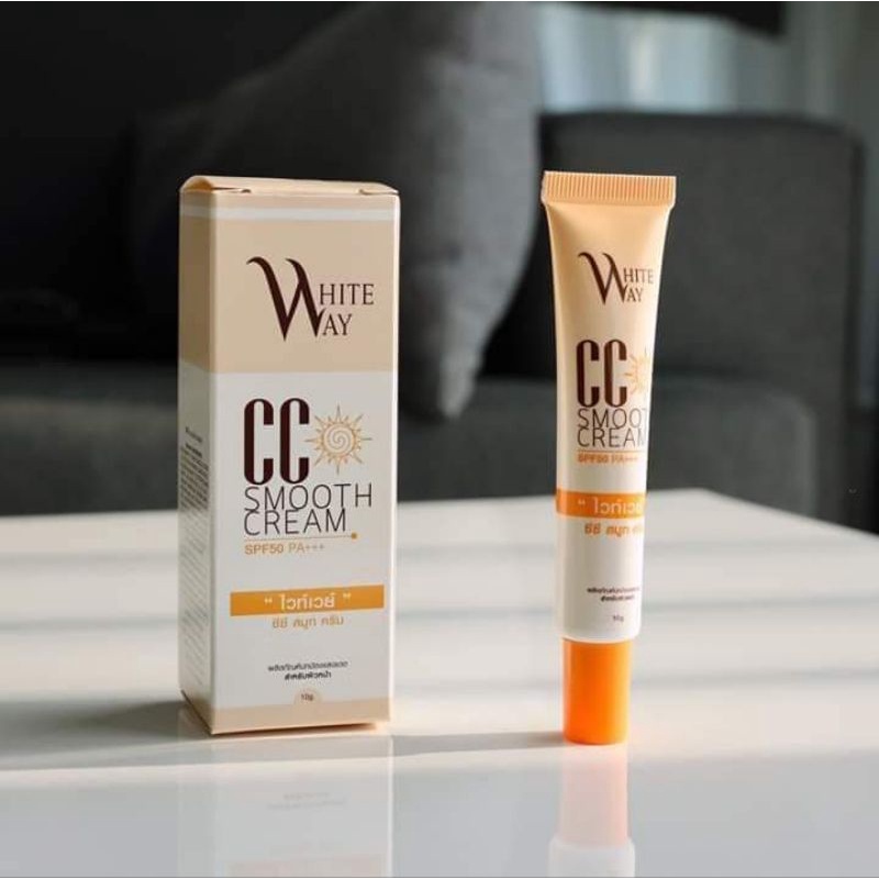 WHITE WAY CC SMOOTH CREAM SPF50 PA+++ (10g) | Shopee Malaysia