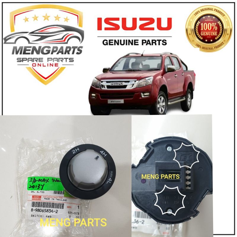 ORIGINAL ISUZU DMAX-2 RT50 V CROSS 2013Y-2018Y 4WD SWITCH FOUR WHEEL ...