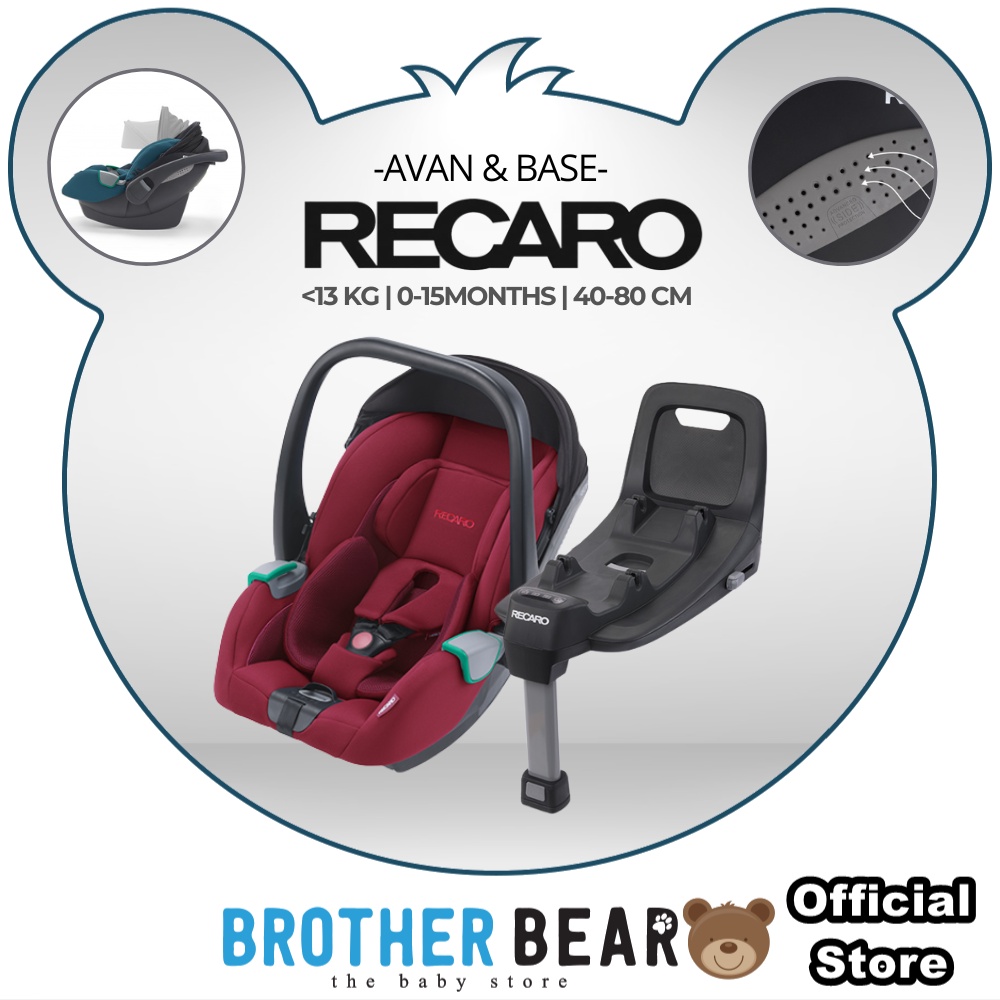 【PREMIUM RETAILER】Recaro Avan Car Seat (Max. 15 months)/ I-Size Base 2 ...
