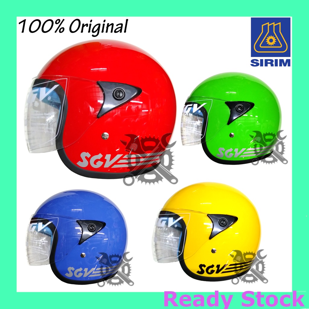 Kids Helmet SGV LTD Kids with Clear Visor SIRIM / Children Helmet Budak ...