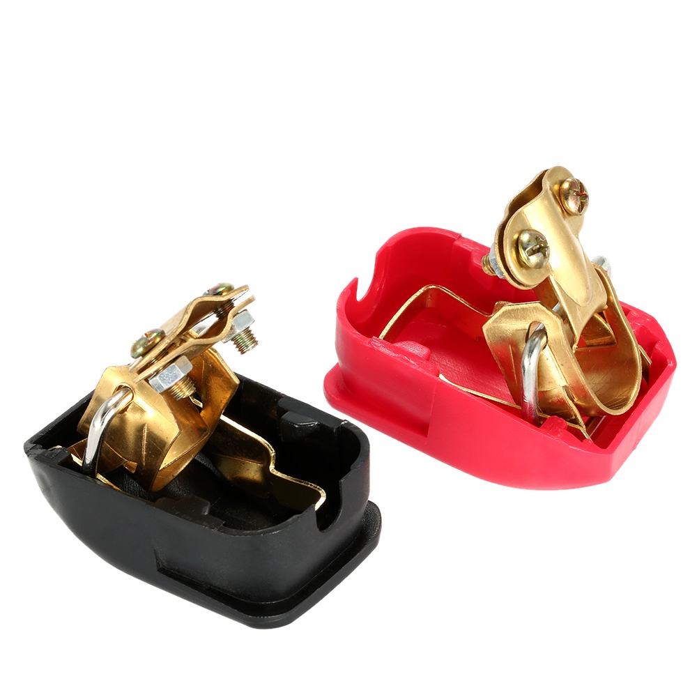 Pair of 12V Quick Release Battery Terminals Clamps for bmw ford vw ...