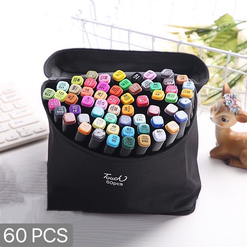 TOUCH Marker Pen Markers Set Sketch Set Manga Design Double Head Brush ...
