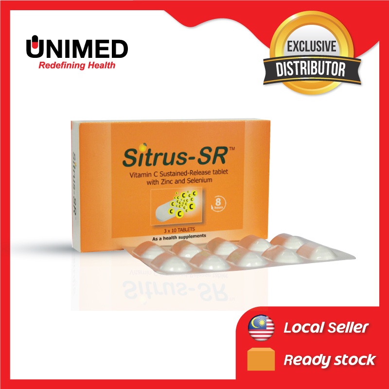 Sitrus-SR Tablet (Vitamin C Sustained -Release Tablet with Zinc and ...